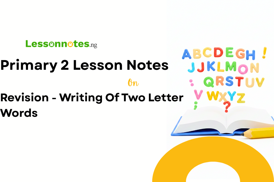 Writing Of Two Letter Words